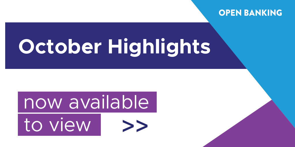 October 2020 Highlights - Open Banking
